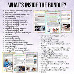 Veterinary Diagnostics Procedures Note, Veterinary Nurse Study Guide ...