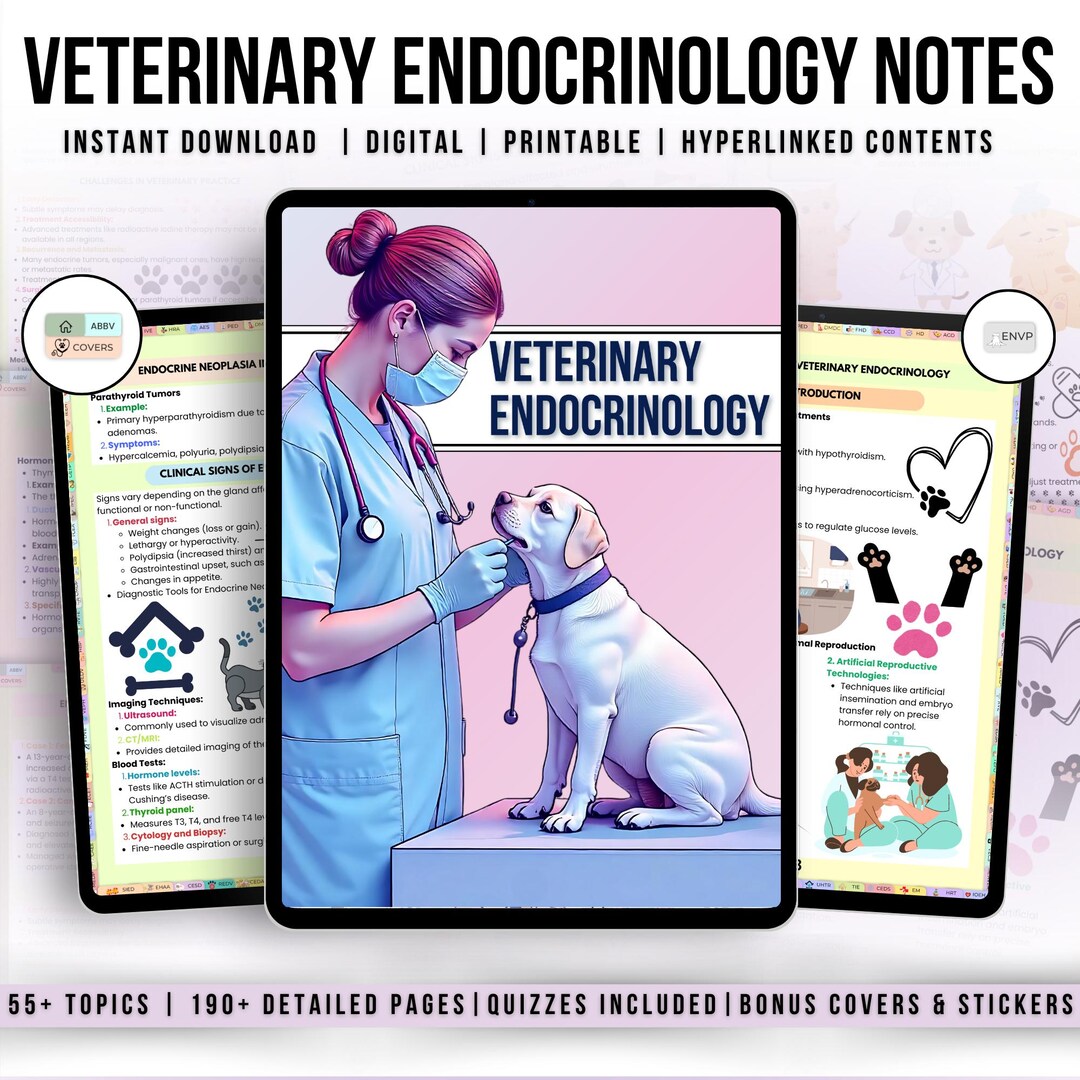 Veterinary Endocrinology Notes, Updated 2026-27, Endocrinology Sheet ...