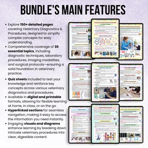 Veterinary Diagnostics Procedures Note, Veterinary Nurse Study Guide ...