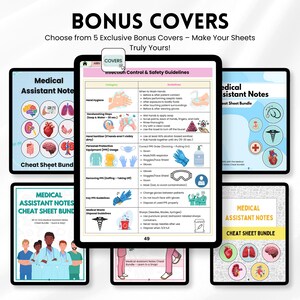 Medical Assistant Notes & Cheat sheet bundle, 20+ Topics, Medical ...