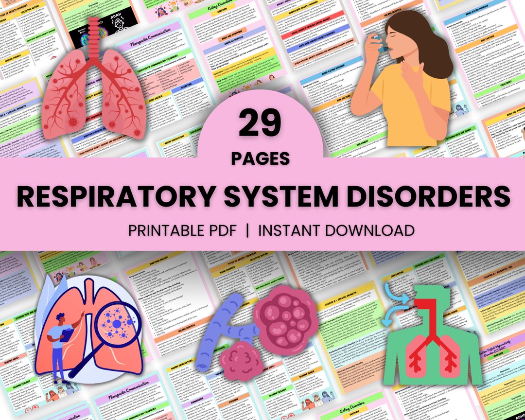 Respiratory System Bundle | Med Surg Nursing Study | Instant Download ...