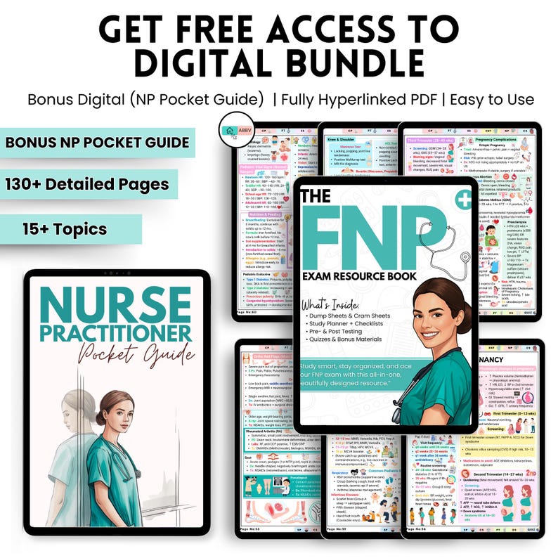 Family Nurse Practitioner Study Guide | FNP Physical Book | Nursing ...