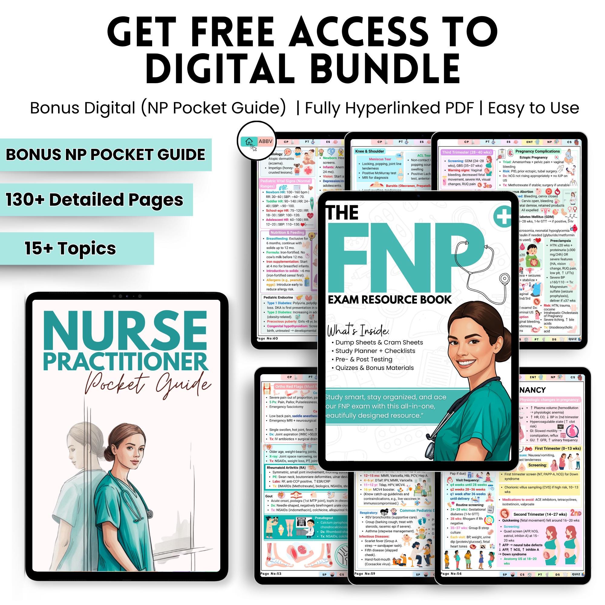 Family Nurse Practitioner Study Guide | FNP Physical Book | Nursing ...