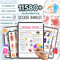 285+ Respiratory System Sticker Bundle | Goodnotes Stickers | Pre ...