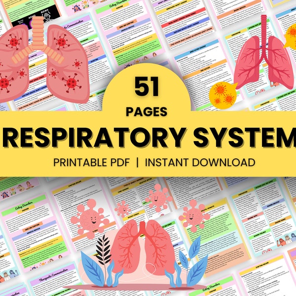 Respiratory Notes - Etsy