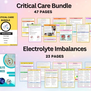 Med-surg Study Bundle | Nursing Study Guide | Med Surg Notes | Medical ...