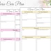 Nurse Care Plan | Nursing Notes | Printable Sheet | Care Plan Template ...