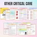 Critical Care Bundle 47 Pages Study Guide Note Critical Care Nurse ...