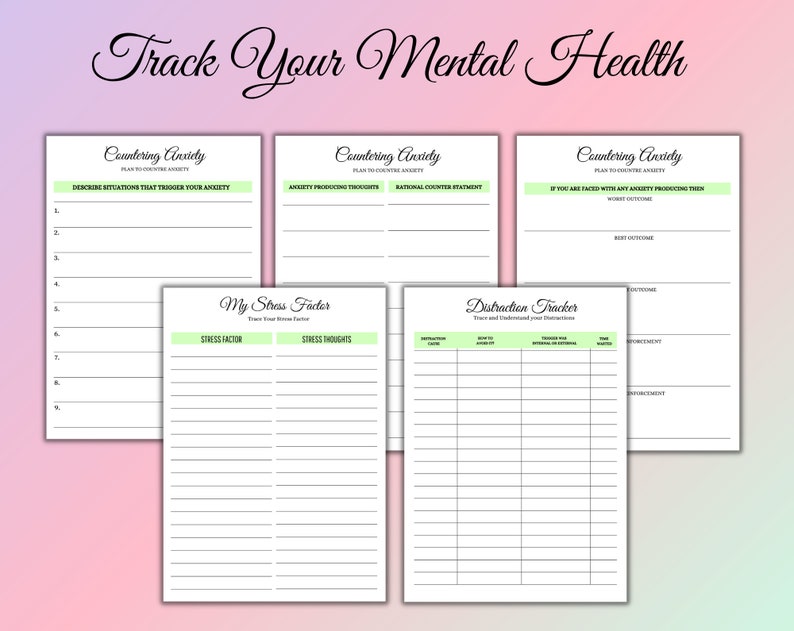 Therapy Journal | Therapy Worksheet | Printable & Editable | Instant ...