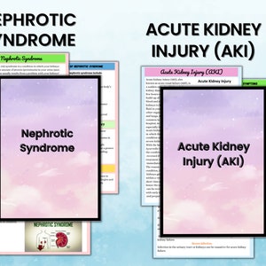 Urinary Disorder | Renal System Study Guide | Nursing Notes | Digital ...