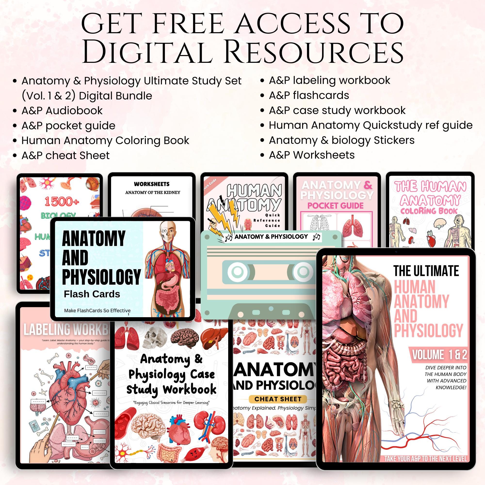 Anatomy & Physiology 435+ Pages Book | Anatomy Study Guide | Nursing ...