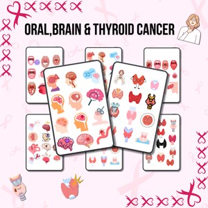 Cancer Stickers Bundle With Digital Paper | Cancer Survivor | Nurse ...