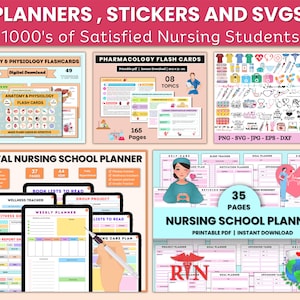 Nursing School | Whole Bundle Shop | Nursing Study Guide | Nclex Study ...