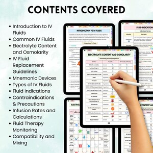 IV Fluids Cheat Sheets, 10+ Topics, Bonus Template, IV Therapy Guide ...