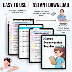 Nursing Documentation Template, Nursing Report Template, Nurse ...