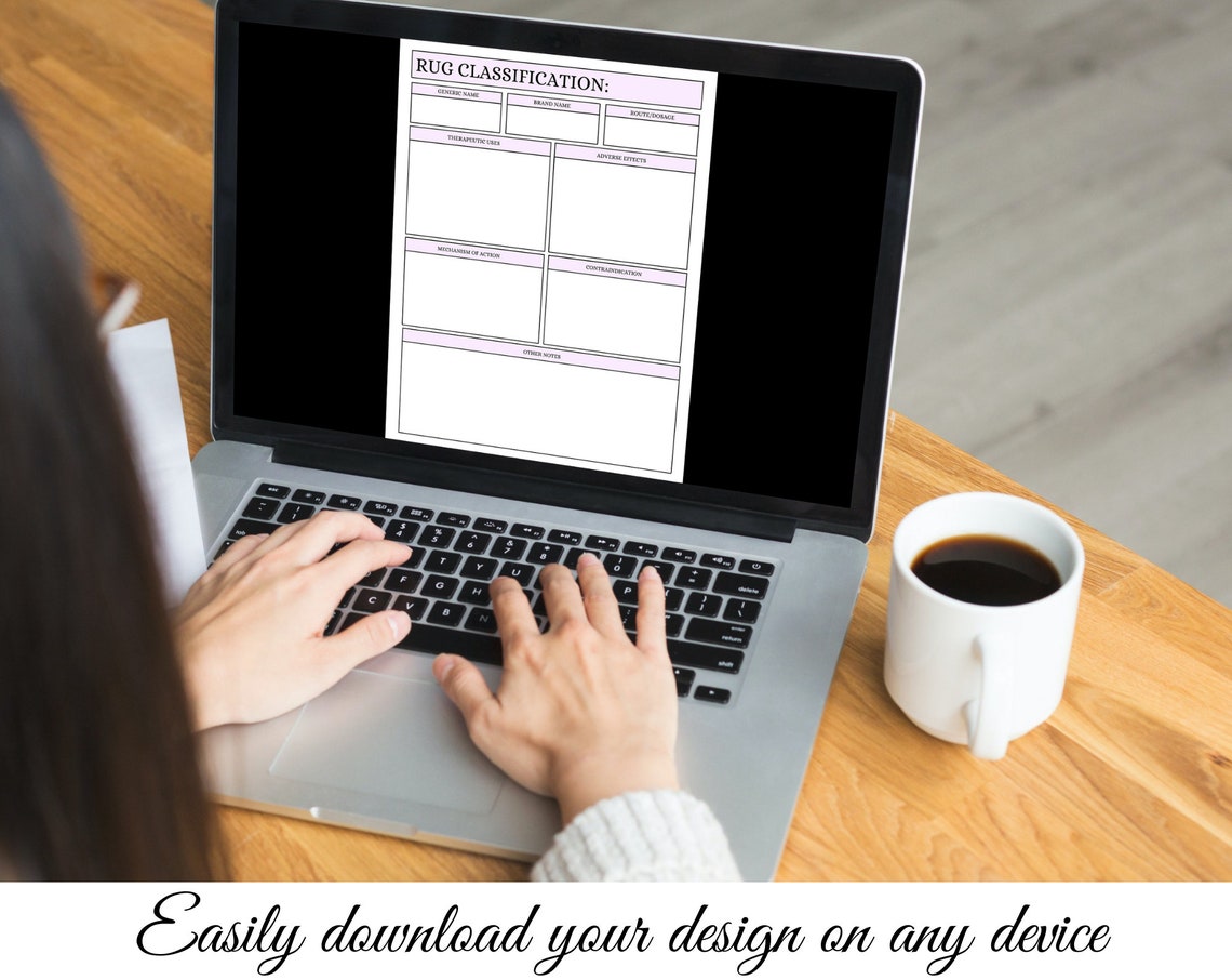 Pharmacology Note | Drug Sheet | Printable Sheet | Nursing Templates ...