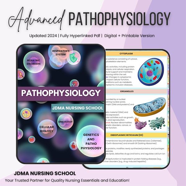 Pathophysiology Guide - Etsy