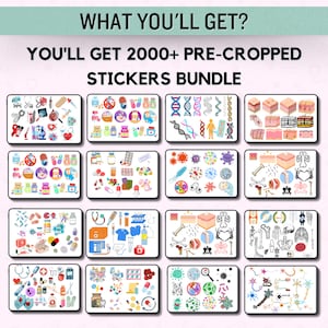 Medical Stickers 2000+transparent Back Ground | Pre-cropped ...