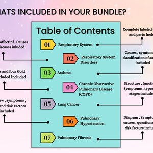 Respiratory System Bundle Med Surg Nursing Study Instant Download ...
