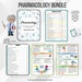 Pharmacology Bundle Hyperlinked 100+pages With Flashcards, Stickers ...