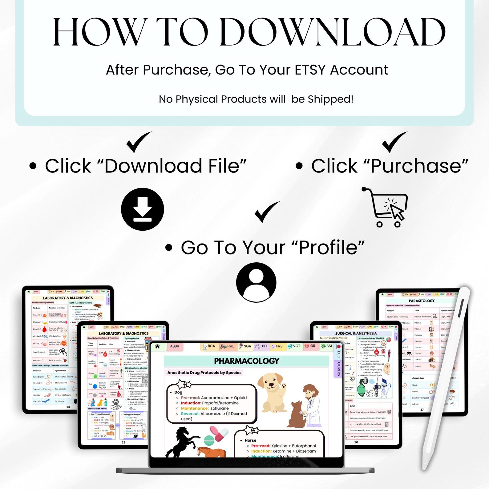 25+ Vetnerinary Tech Cheat Sheets, Bonus Soap Notes Template ...