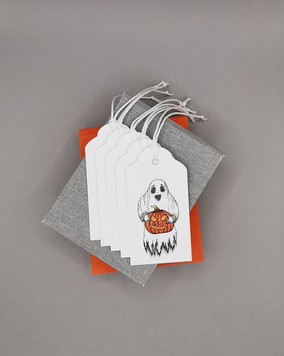 Little Ghost Gift Tags Set of 5, Halloween Gift Tags - Etsy
