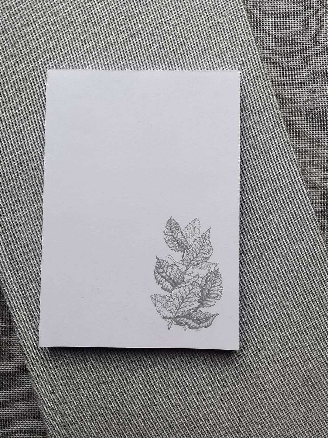 A7 Falling Leaves Notepad, Small Tear off Memo Pad - Etsy
