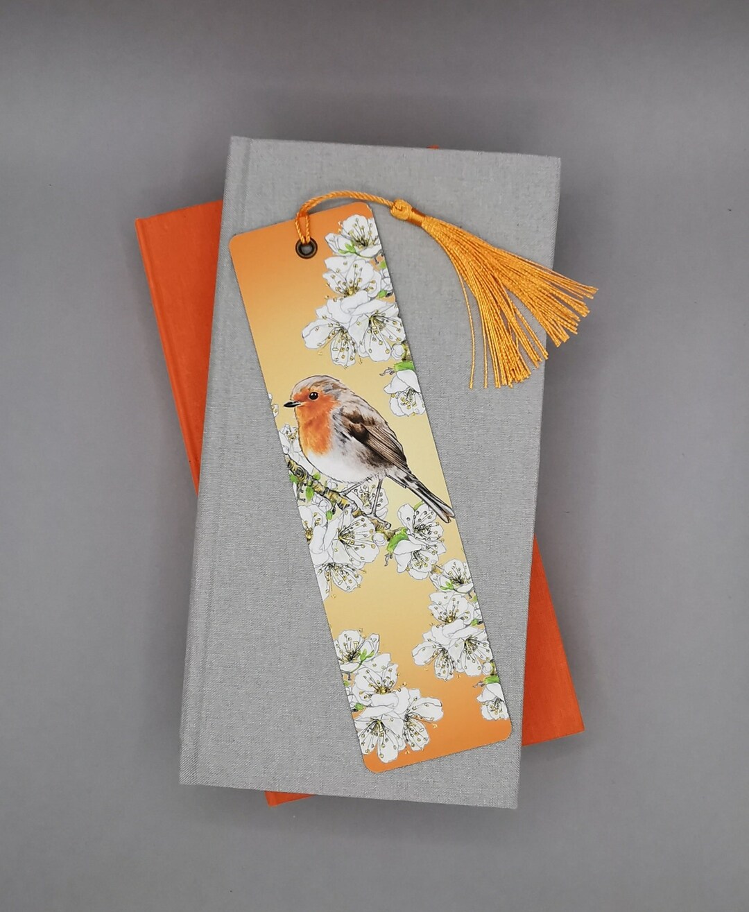 Robin Double Sided Bookmark, Wildlife Bird Themed Gift for Reader - Etsy