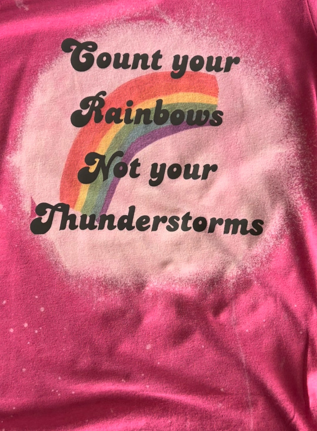 Childs Unisex Shirt Count Your Rainbows Not Your - Etsy