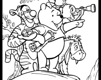 Childrens Digital Colouring Pages - Etsy