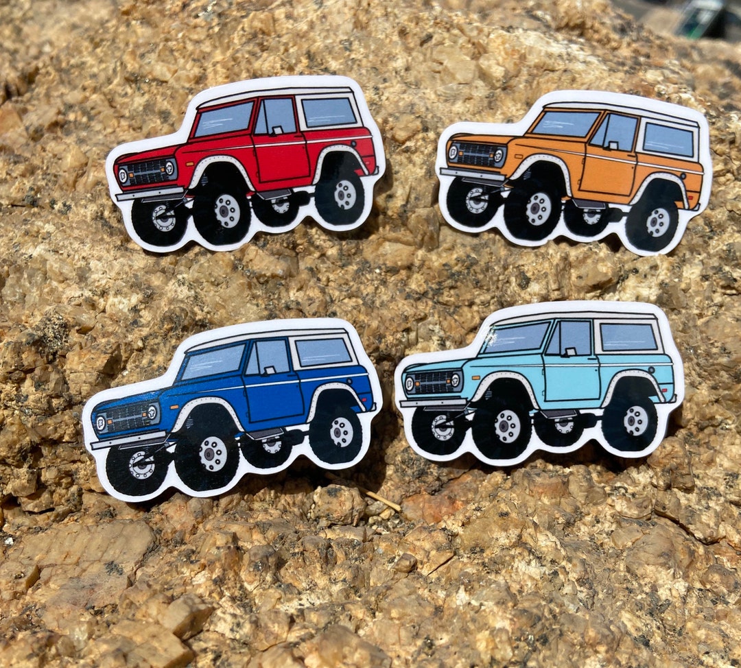 Vintage Car | Sporty | Sticker | Iconic | Bronco | Retro - Etsy