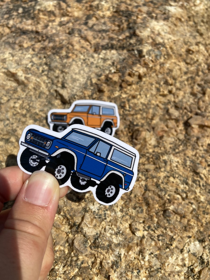 Vintage Car | Sporty | Sticker | Iconic | Bronco | Retro - Etsy