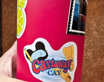 Cruise Landmarks Transparent Laptop Sticker/ Castaway Cay Wanderlust ...