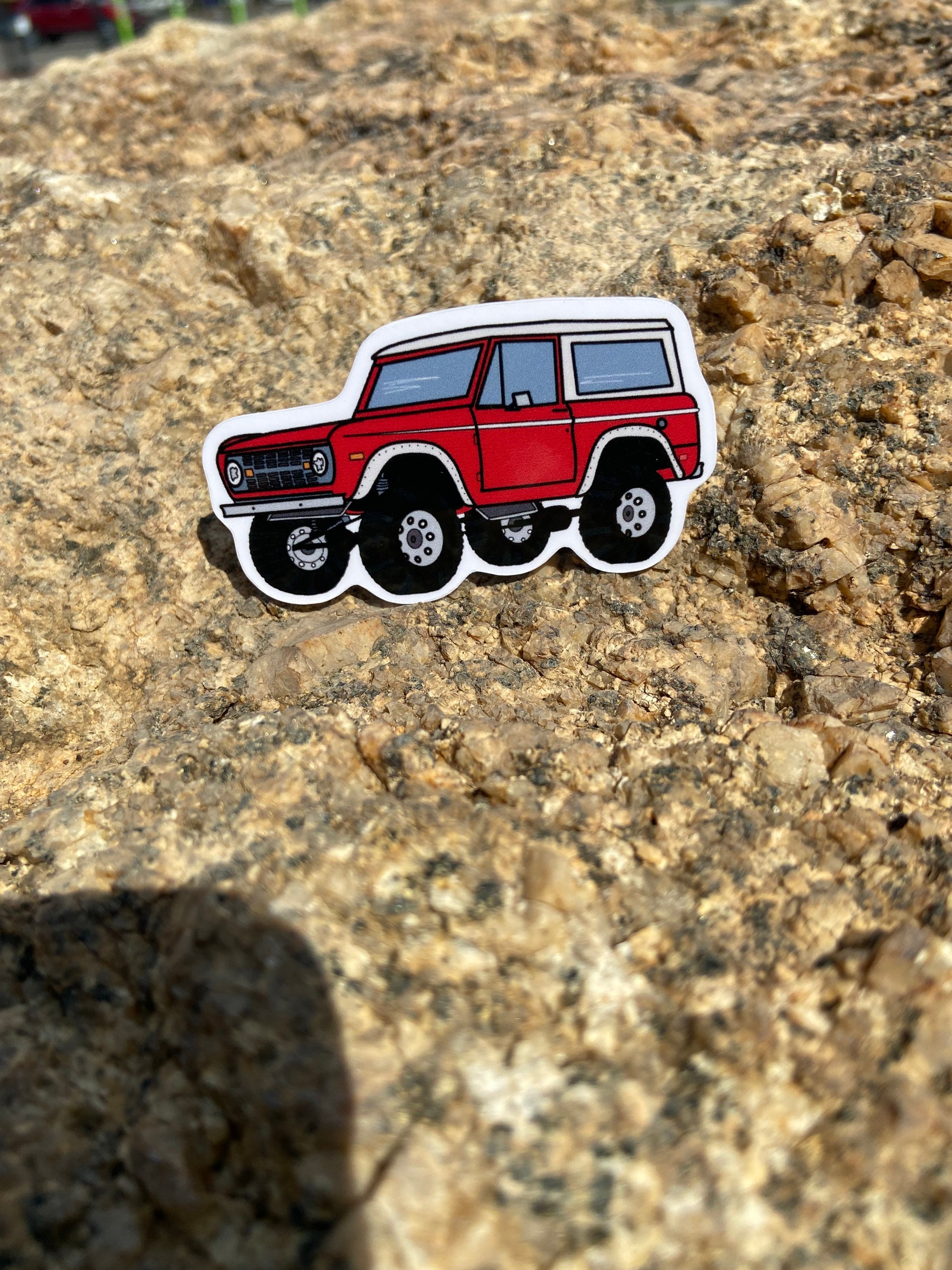 Vintage Car | Sporty | Sticker | Iconic | Bronco | Retro - Etsy