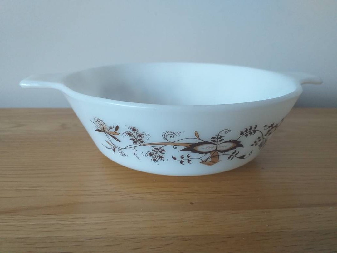 Vintage Retro JAJ Vine Pyrex Soup Bowl Brown Vines 663 Small - Etsy