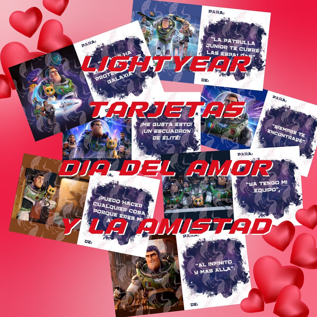 Lightyear Valentines Cards for Kids, Kids School Valentines, Valentines ...