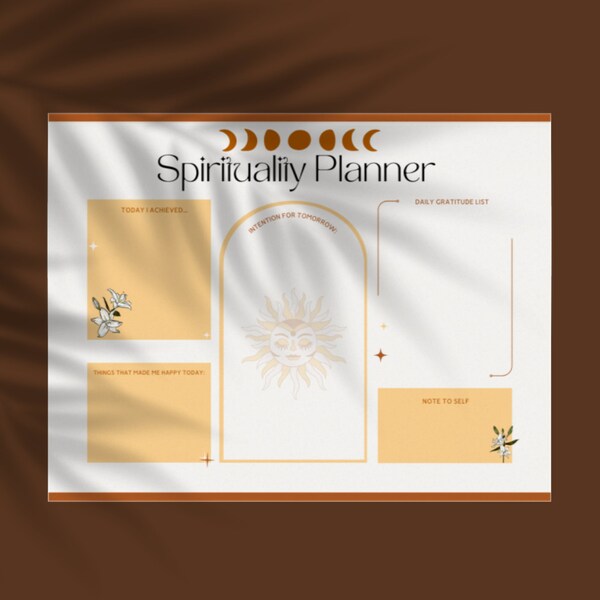 Spiritual Planner - Etsy