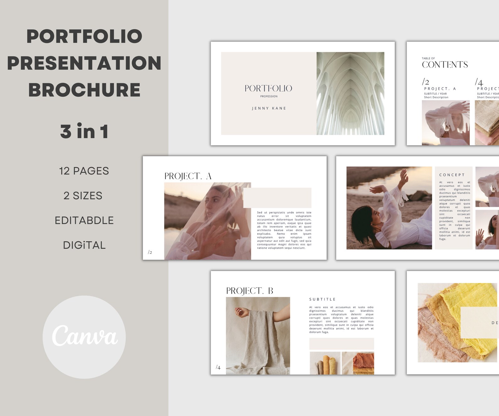 Portfolio Template | Presentation | Brochure | Modern Photo Book ...