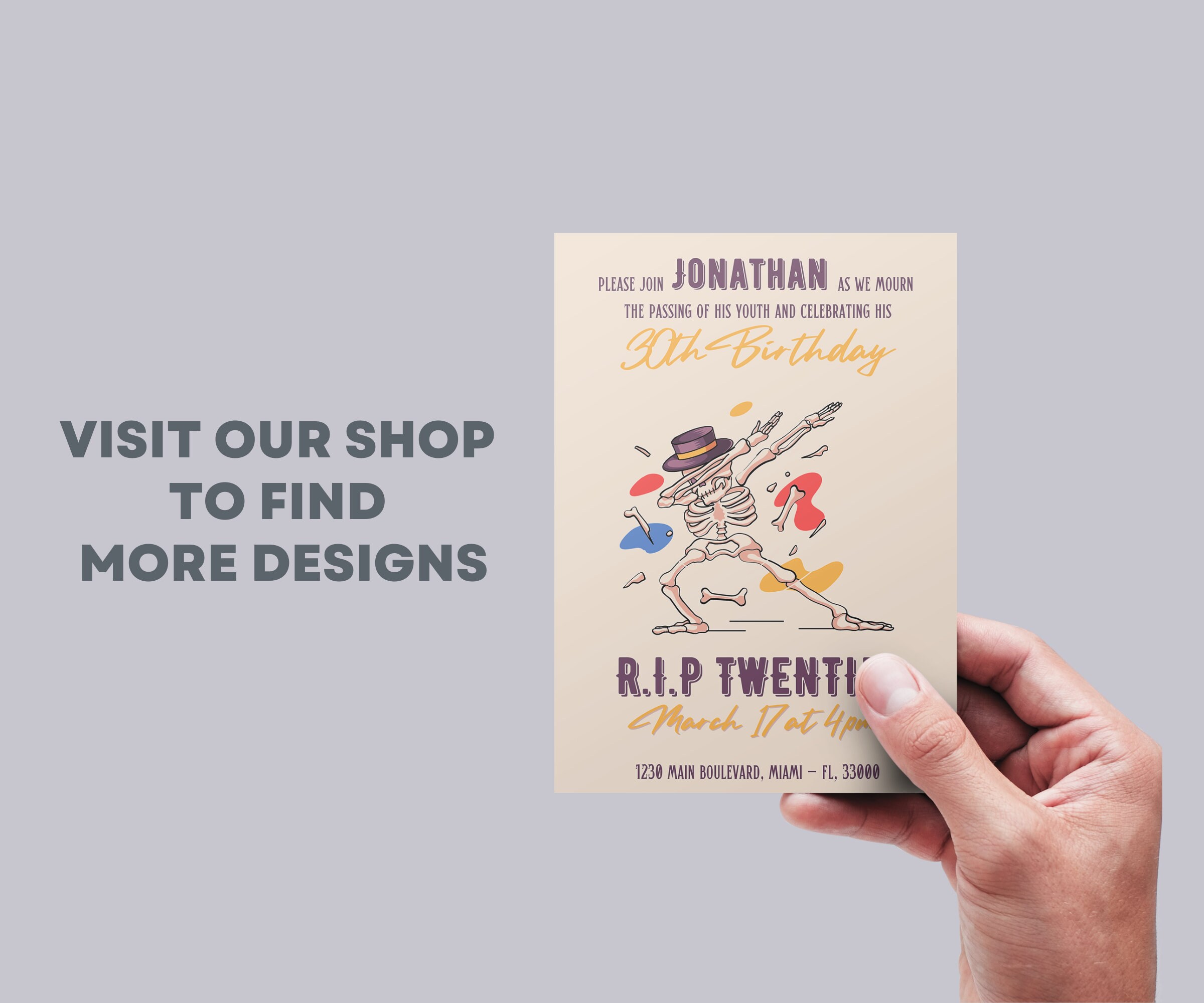 RIP Twenties Birthday Invitation Template 30th Birthday - Etsy RIP Twenties Birthday Invitation Template 30th Birthday - Etsy