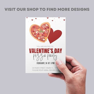 Valentine's Day Dinner Party Invitation Romantic Night Galentine's Day ...