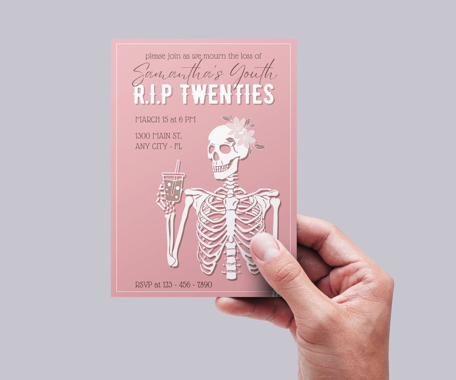 RIP Twenties Birthday Invitation Template 30th Birthday - Etsy