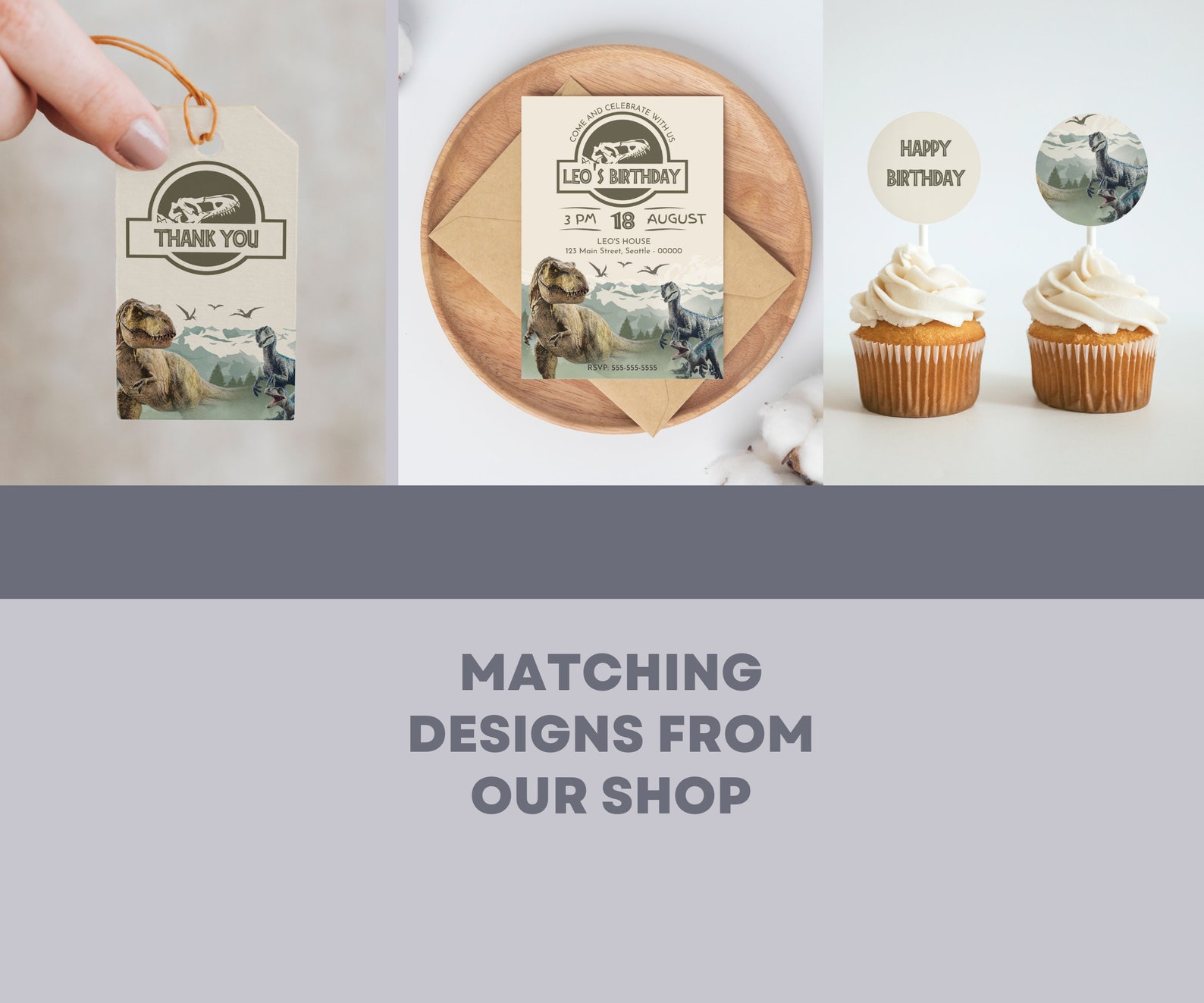 Dinosaur Water Bottle Labels: Jurassic World Party Decor (editable ...