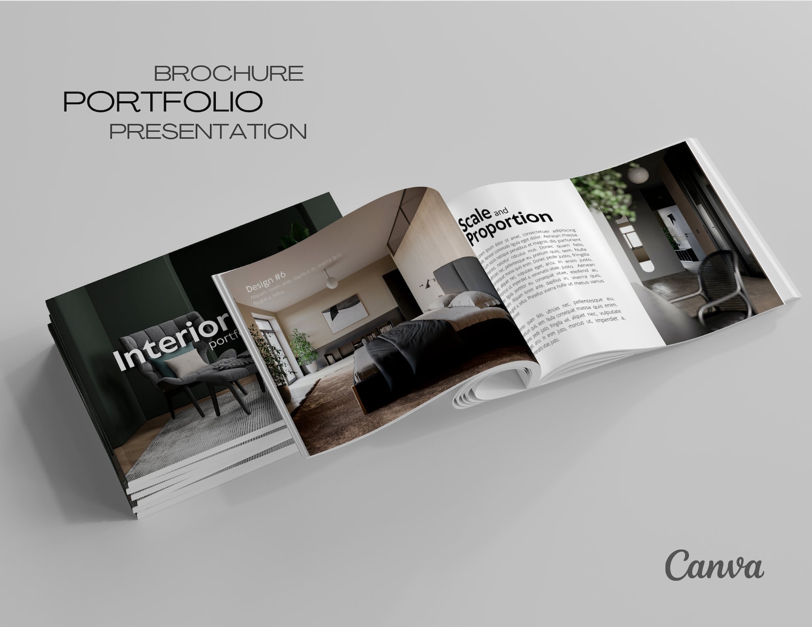 Interior Design Portfolio Template Architecture Presentation - Etsy