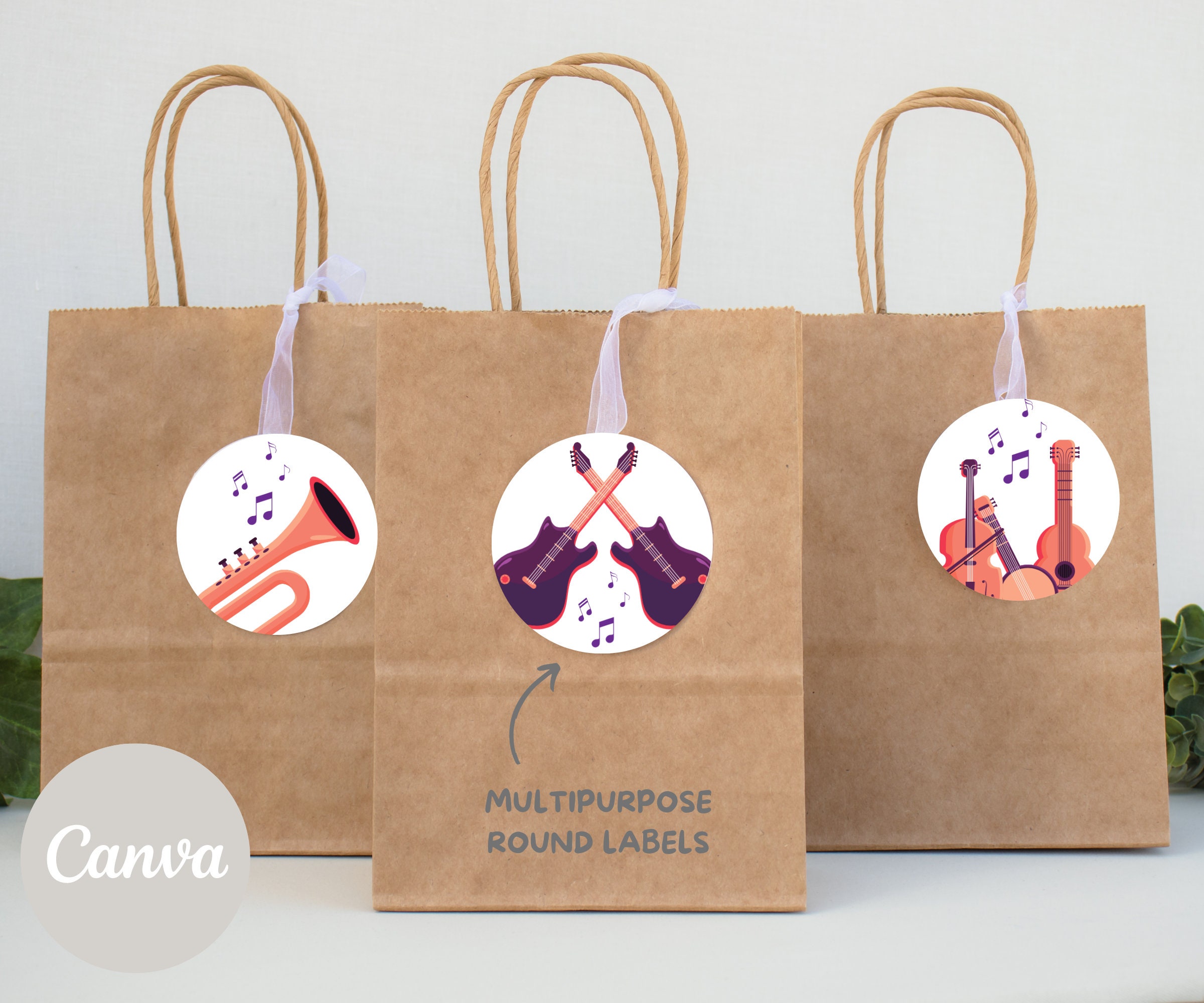 Musical Instruments Cupcake Toppers Birthday Party Music Theme ...