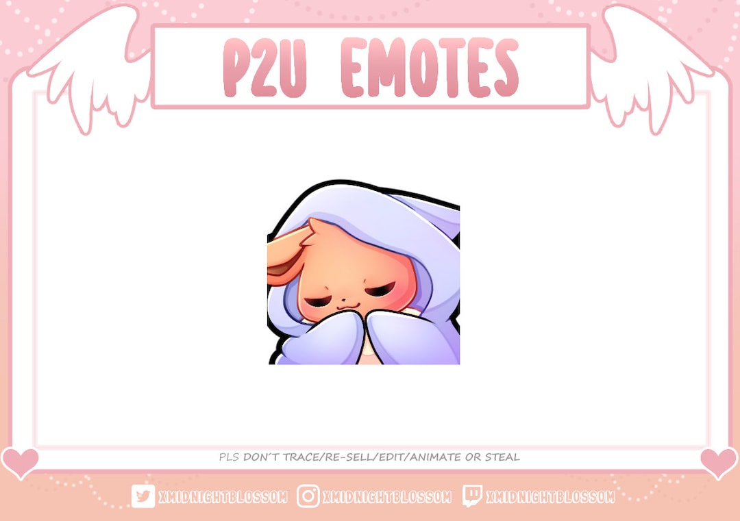 Cute Comfy Cozy Eevee Eevee Emotes for Twitch/discord, Sticker Emote ...