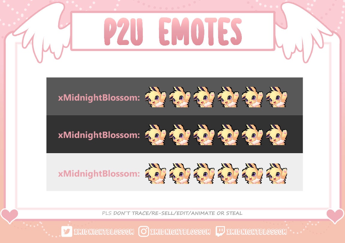 Jolteon Blitza Wave Hi Hello Hello Emote for Twitch/discord, Sticker ...