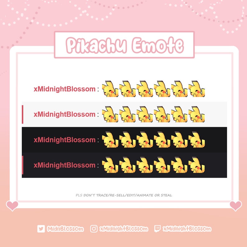 Cute Pikachu Giggle Laugh Emote Twitch Discord Emotes Twitch Graphic - Etsy