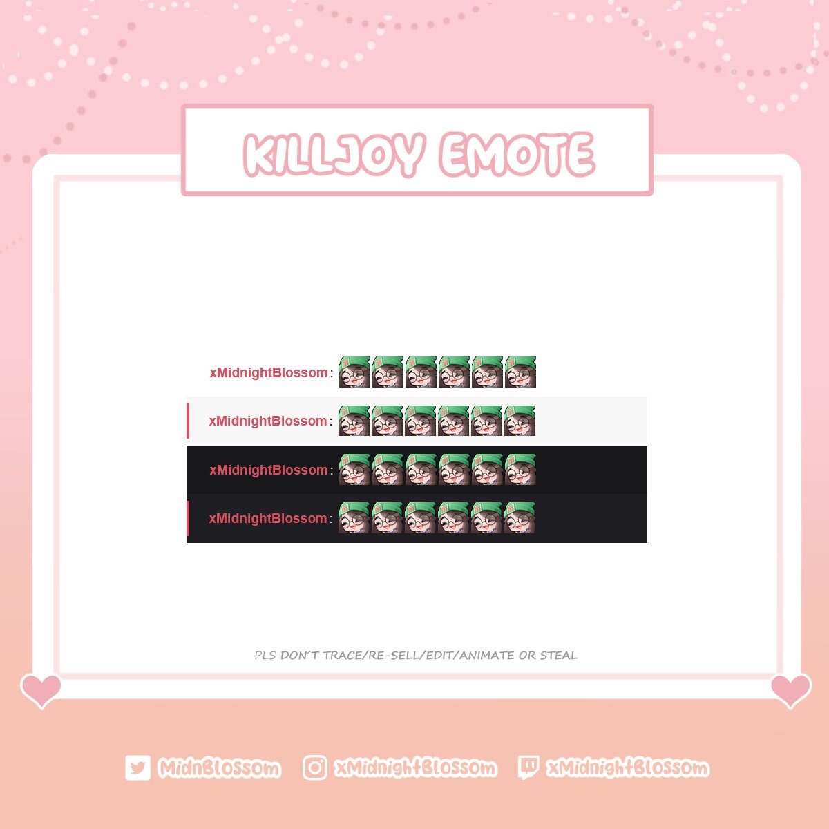 Cute Killjoy KJ "ayaya" Valorant Emote |twitch Discord Emotes | Twitch ...