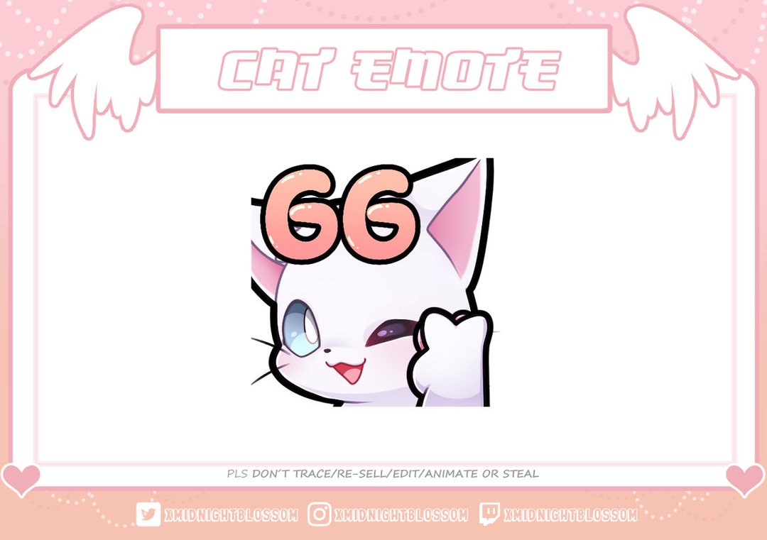GG Good Game White Cat Neko | Twitch Discord Emotes | Twitch Graphic - Etsy