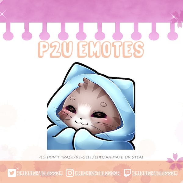 Neko Twitch Emotes - Etsy